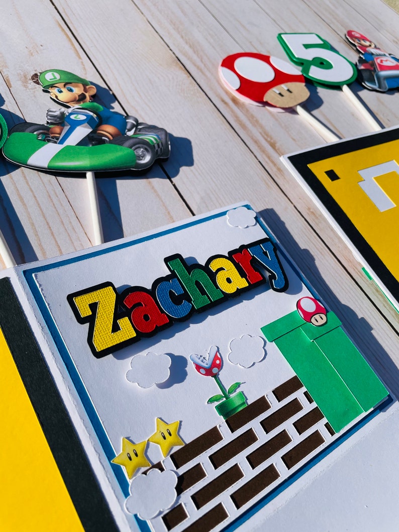 Mario Bros Centerpiece - Etsy