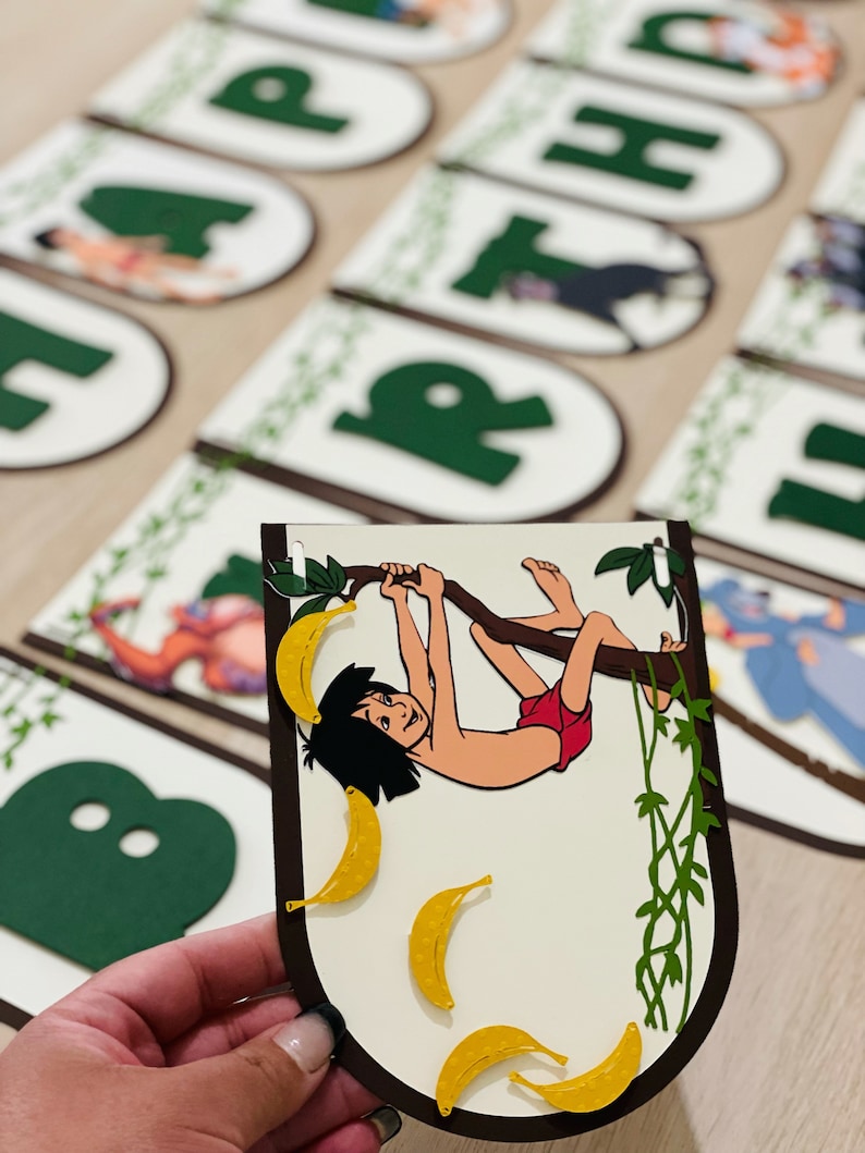 The Jungle Book Themed Banner - Etsy