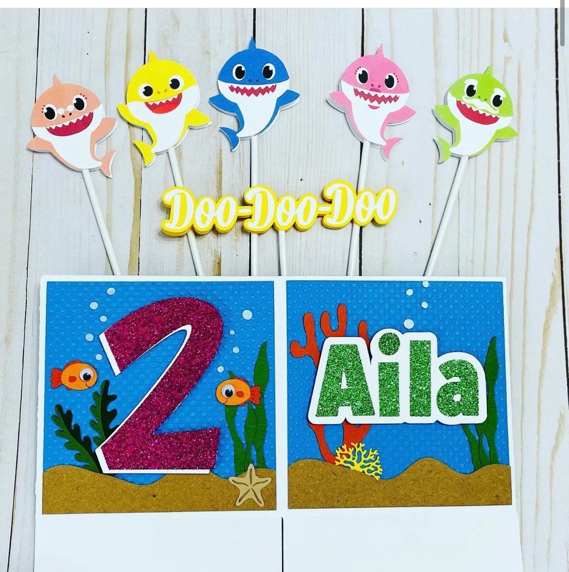 Baby Shark Centerpiece | Etsy