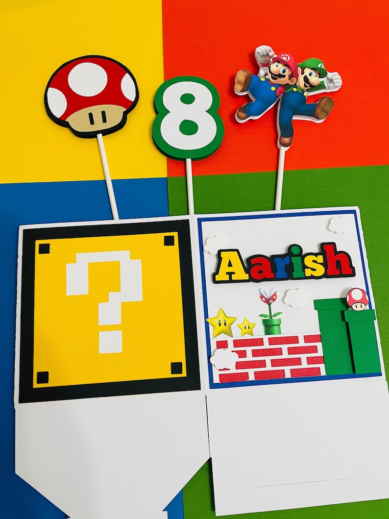 Mario Bros Centerpiece - Etsy