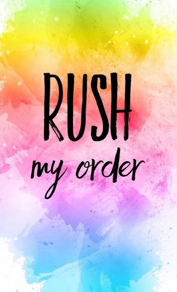 Rush My Order - Etsy