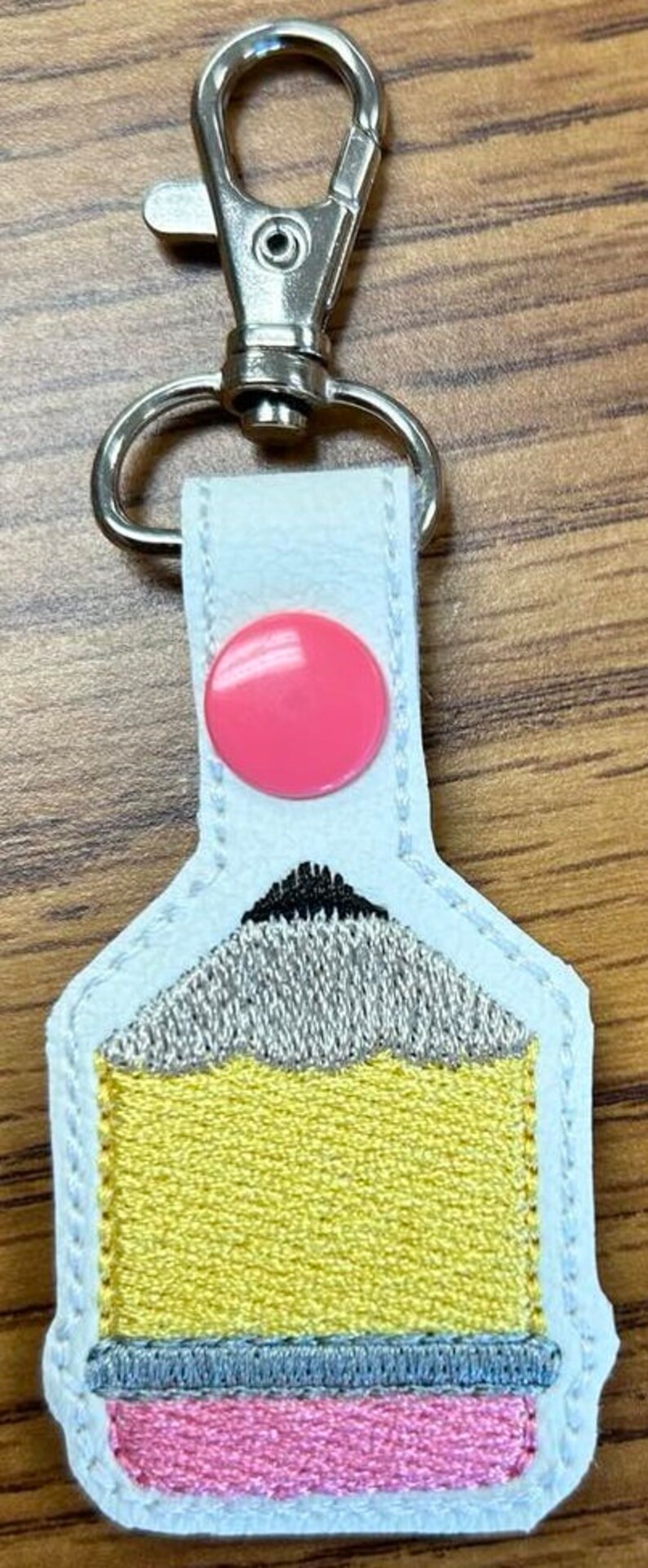 Back to School Key Fobs: Machine Embroidery Designs (set of Nine) - Etsy