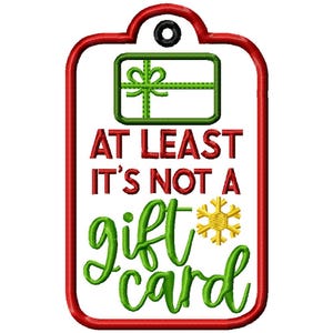 Funny Holiday Gift Tags I "machine Embroidery Designs" (set of Six ...