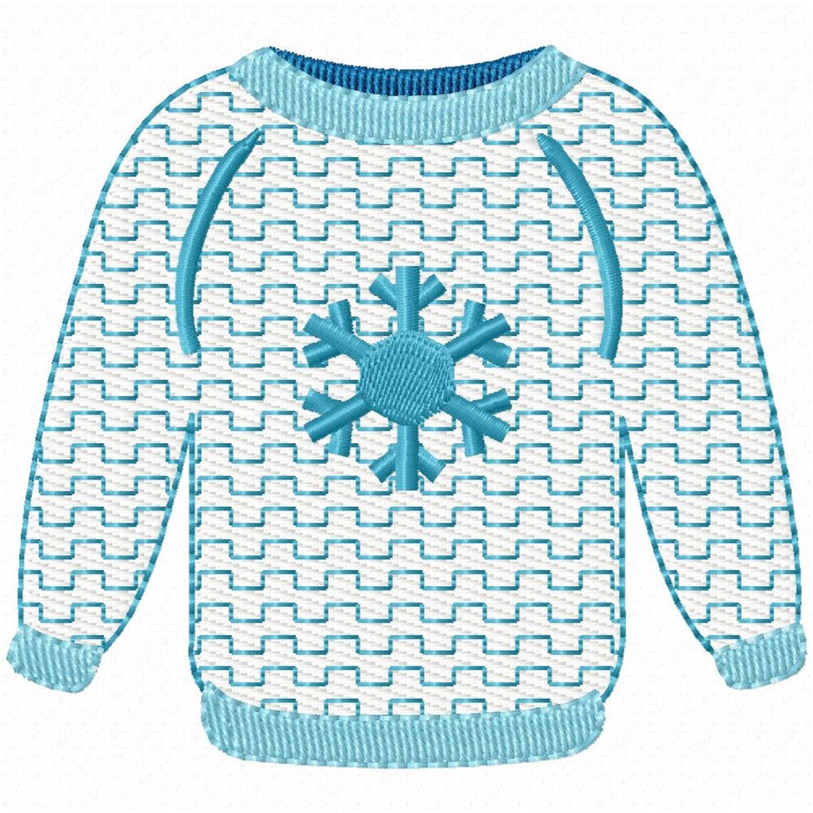 Blue Winter Machine Embroidery Designs: Christmas Set (PES, HUS, DST ...