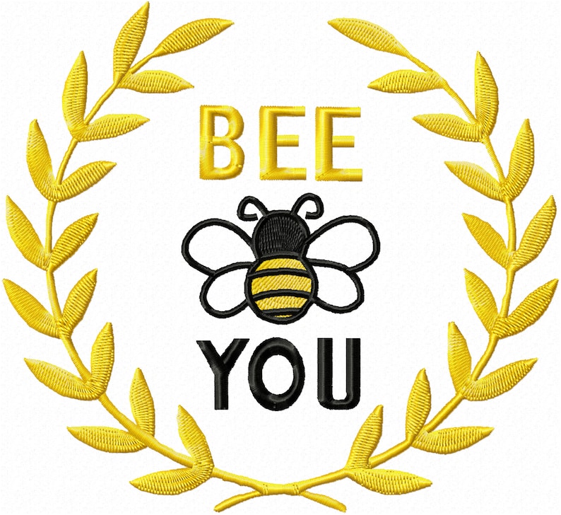 Bee You machine Embroidery Designs Set of 4 Bees - Etsy
