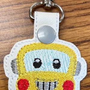 Back to School Key Fobs: Machine Embroidery Designs (set of Nine) - Etsy