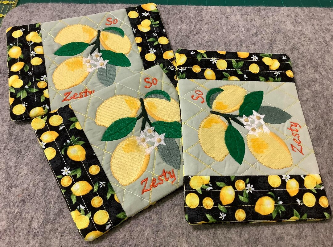 Lemon Zest I machine Embroidery Designs Set of 23 Designs Hoop 5x7 6x10 ...