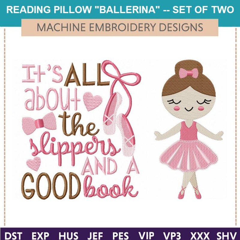 Reading Embroidery - Etsy