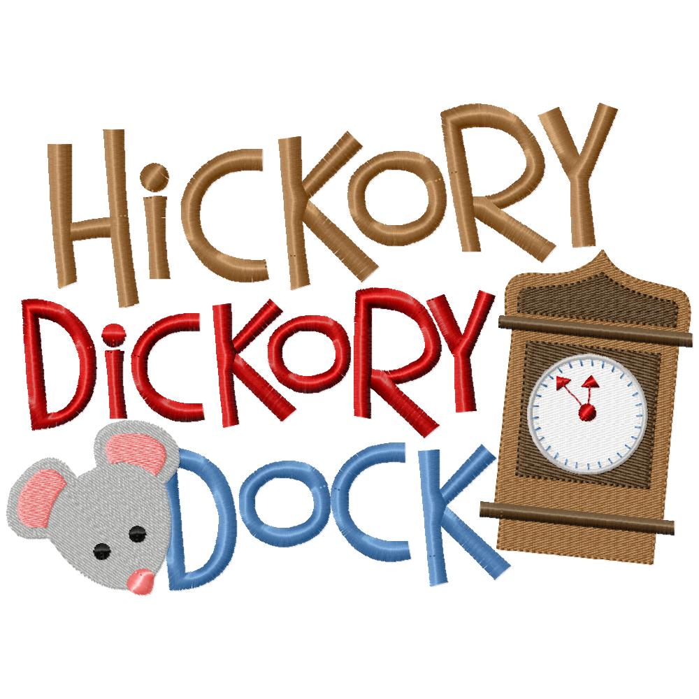 Nursery Rhymes I -- Machine Embroidery Design: Set of Four (4x4, 5x7 ...