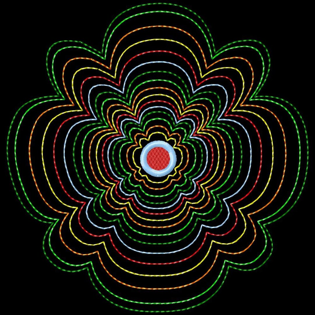 Exclusive Thread Illusions I machine Embroidery Designs full Set of Six ...