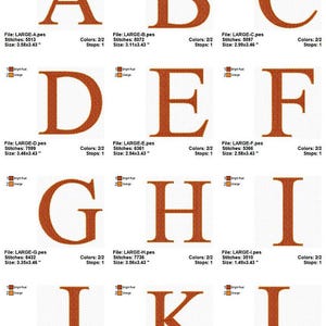 Alphabet Fall Foliage "machine Embroidery Designs" (set of 26 Letters ...