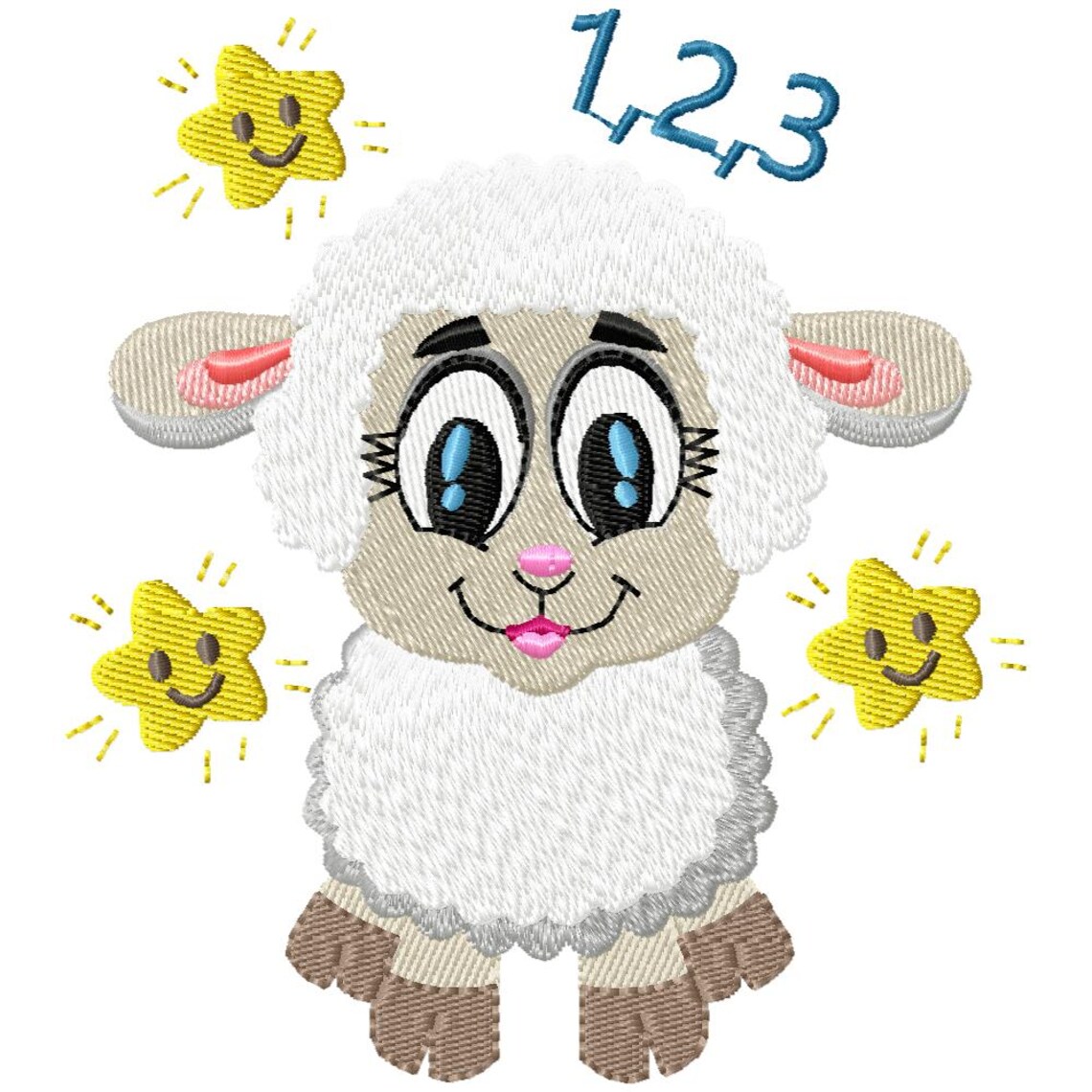 Counting Sheep Reading Pillow -- Machine Embroidery Designs (set of Two ...