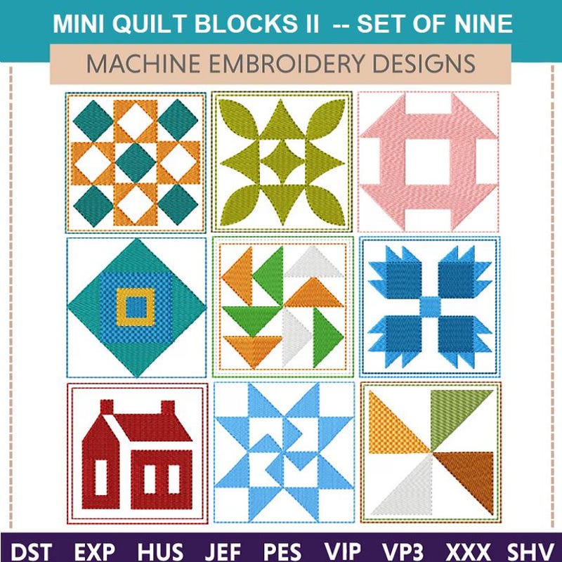 Small Houses Quilt Kits - Etsy
