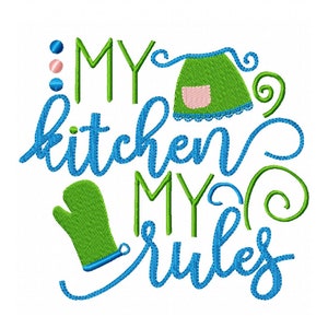 Kitchen Sayings II machine Embroidery Designs full Set of Seven Designs ...