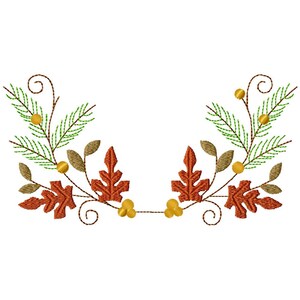 Alphabet Fall Foliage "machine Embroidery Designs" (set of 26 Letters ...