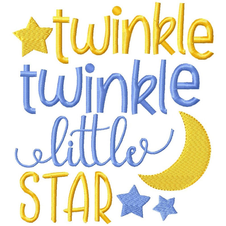 Nursery Rhymes I -- Machine Embroidery Design: Set of Four (4x4, 5x7 ...