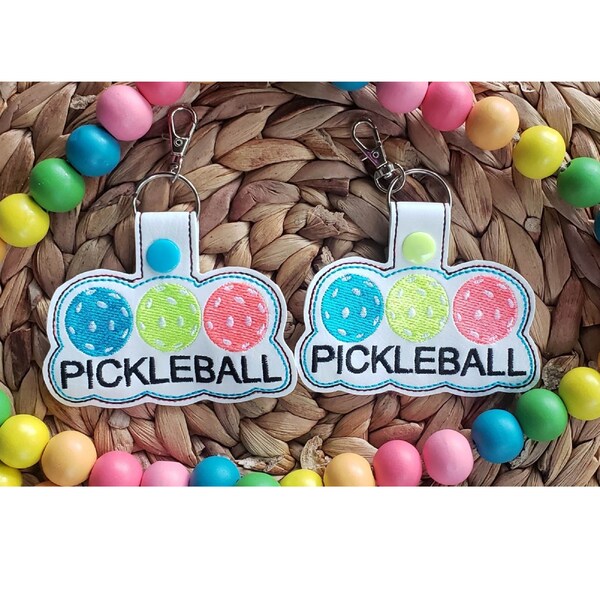 Pickleball Embroidery Designs - Etsy