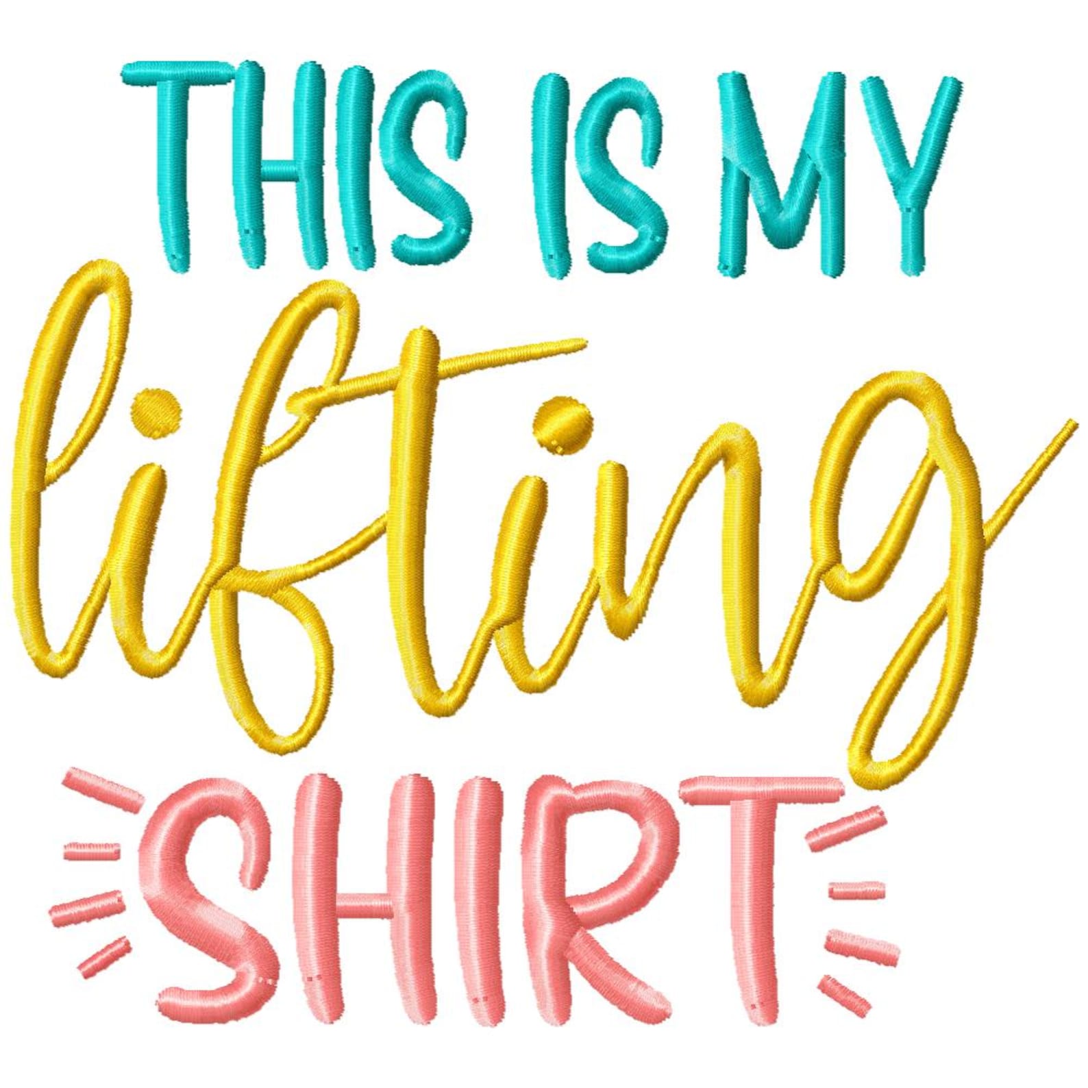 Work It Out I -- Machine Embroidery Designs (set of Six) Funny Fitness ...
