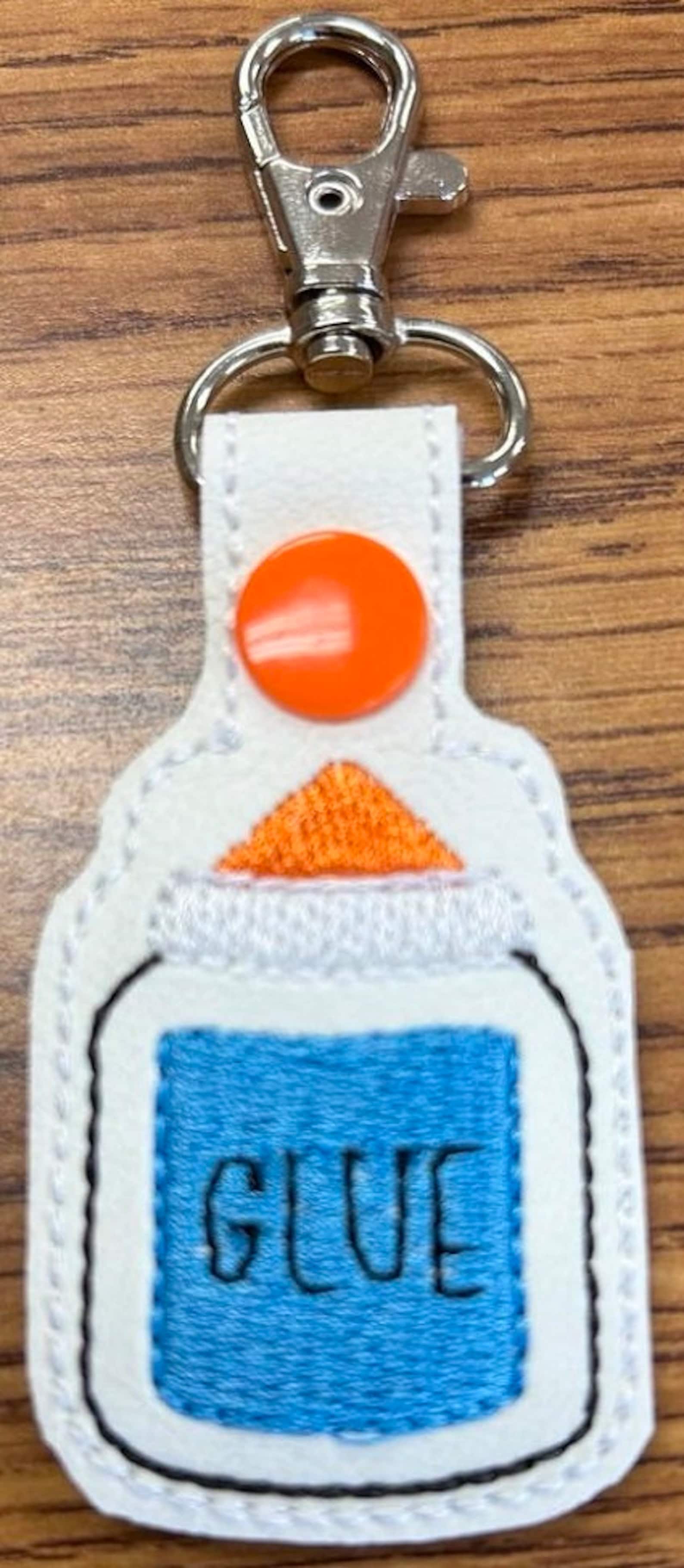 Back to School Key Fobs: Machine Embroidery Designs (set of Nine) - Etsy