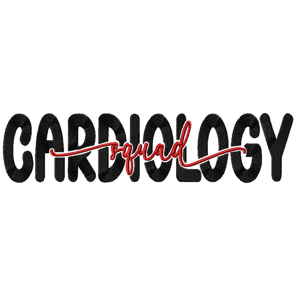 Cardiology Sayings Machine Embroidery Designs: Set of Five (4x4, 5x7 ...