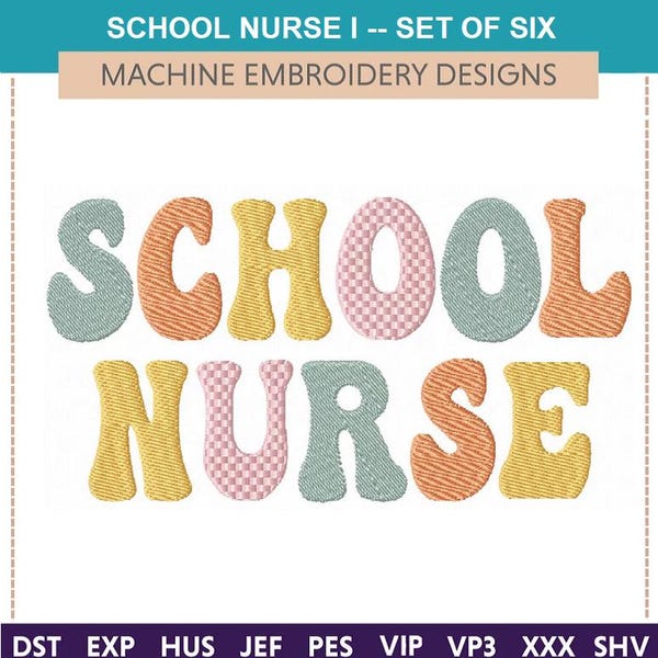 Embroidery Nurse Designs - Etsy