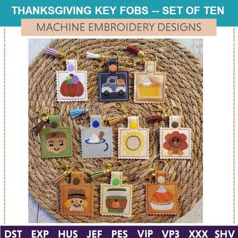Thanksgiving Embroidery Designs for Machine - Etsy
