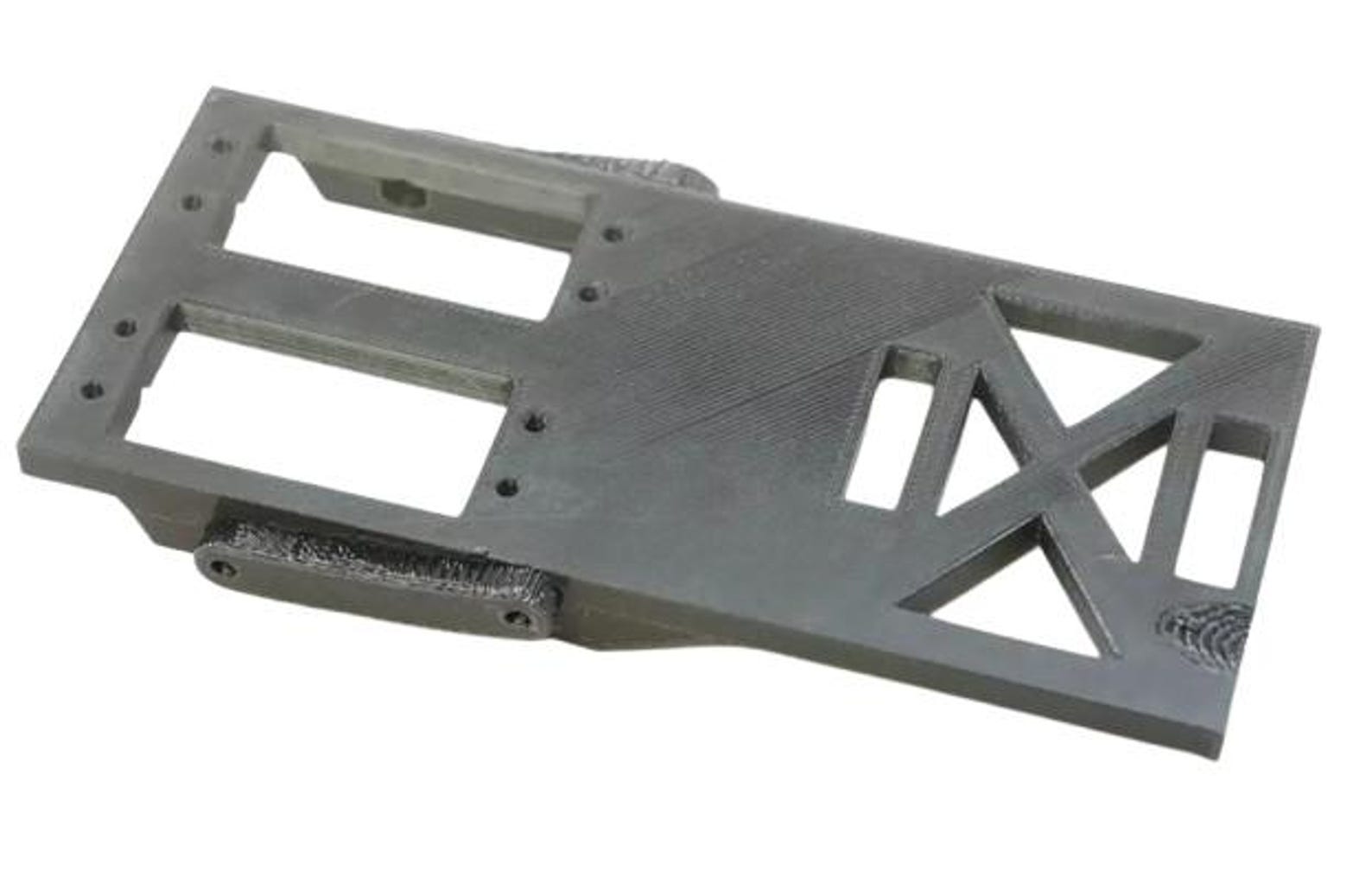 3D Printed Dual Servo Mount / Winch Mount and Battery Tray for Axial ...