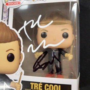 Billie Joe Armstrong & Tre Cool Autographed Signed Green Day Funko Pop ...