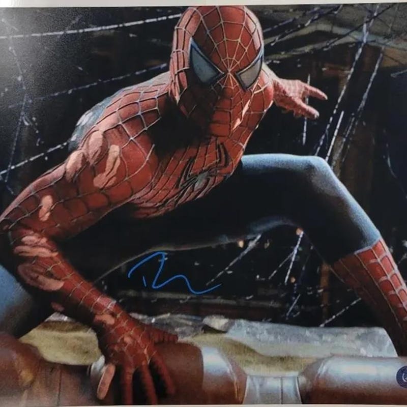 Tobey Maguire Spiderman Autograph - Etsy
