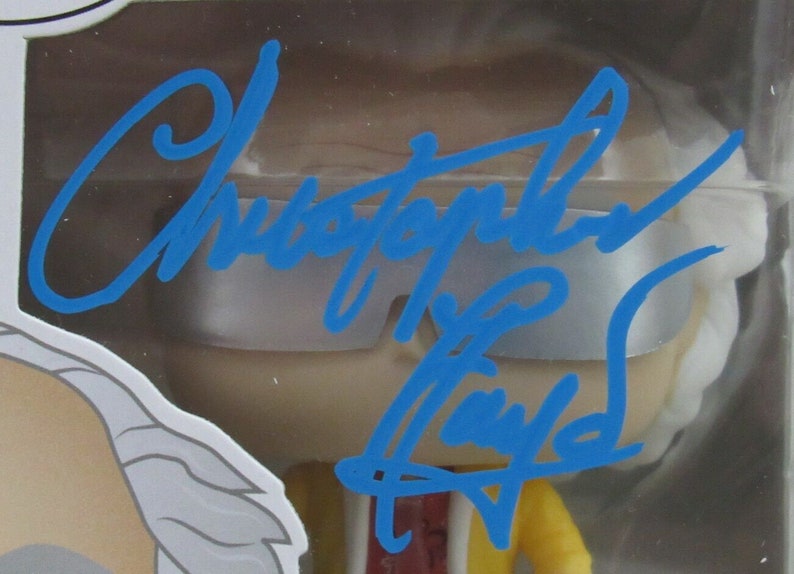 Christopher Lloyd Signed Autographed Back to the Future Funko - Etsy