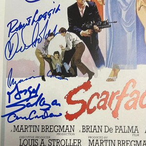 Al Pacino Autographed Signed Scarface Cast 11x17 Poster Photo PSA/DNA ...