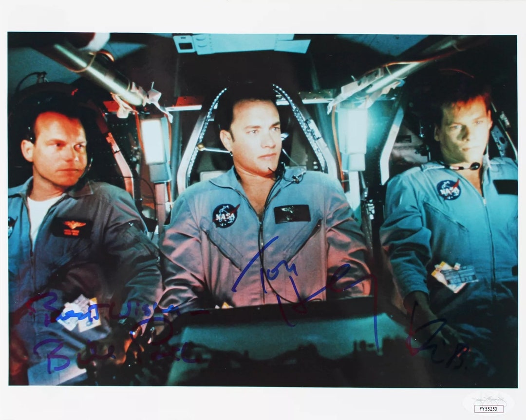 Tom Hanks, Bill Paxton & Kevin Bacon Autographed Signed Apollo 13 8x10 ...