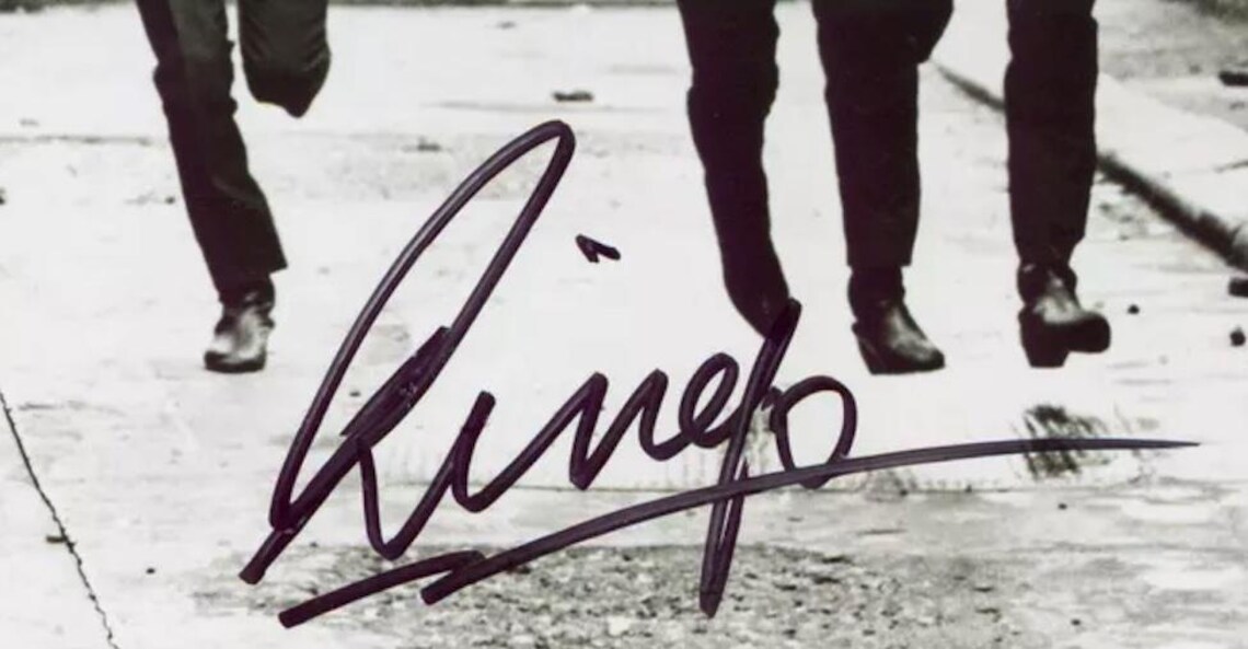 Ringo Starr Autographed Signed Beatles 8x10 Photo JSA COA - Etsy