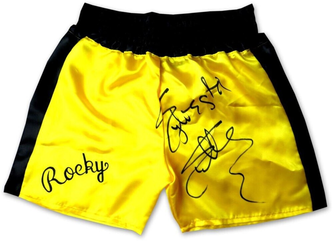 Sylvester Stallone Autographed Signed Rocky Boxing Trunks JSA - Etsy