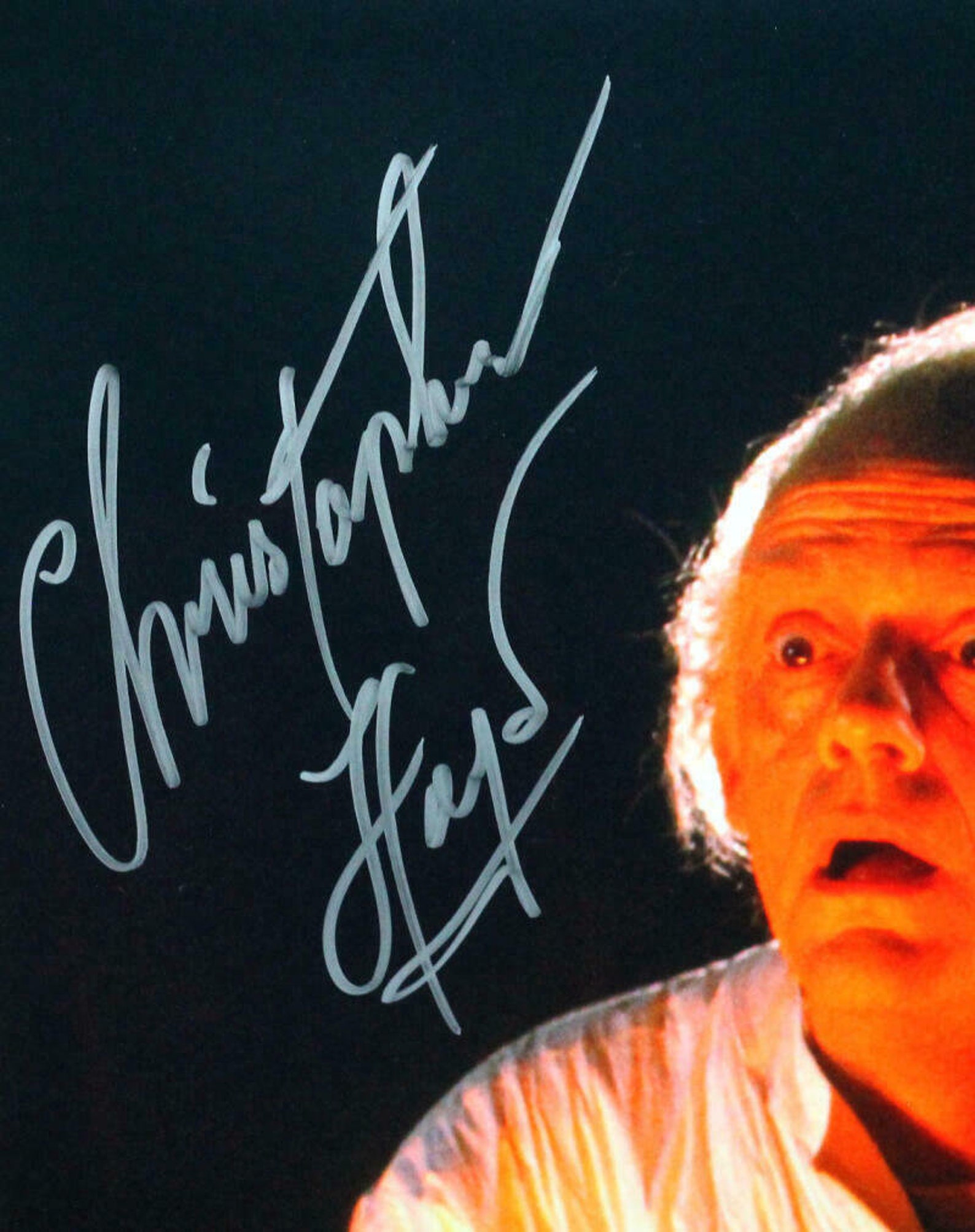 Christopher Lloyd Autographed Signed Back to the Future 16x20 - Etsy