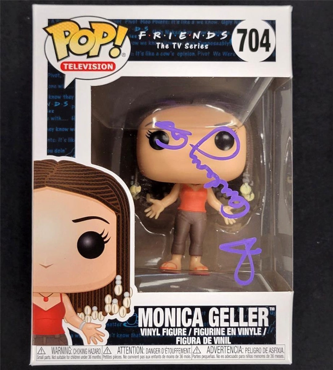 Courteney Cox Signed Autographed Friends Monica Gellar Funko Pop ...