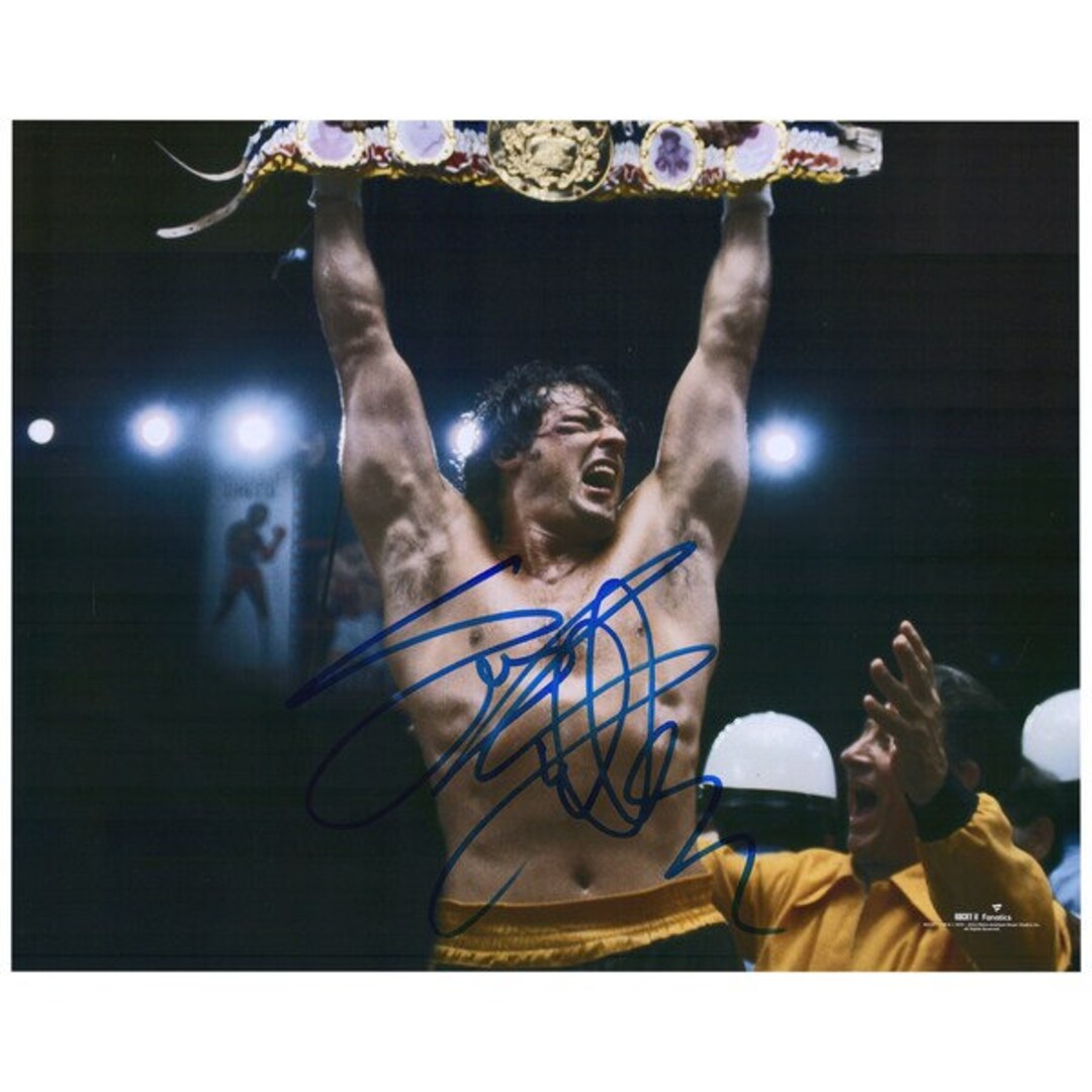 Sylvester Stallone Autographed Signed Rocky II 16x20 Photo COA - Etsy