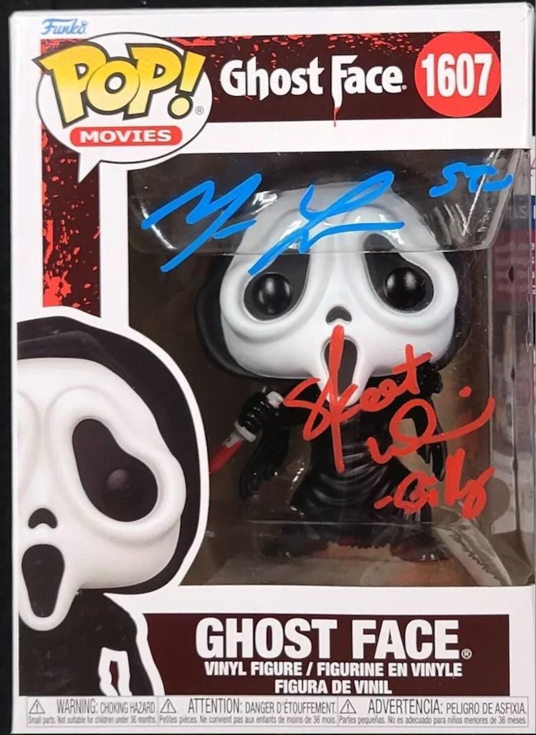Matthew Lillard & Skeet Ulrich Autographed Signed Scream Ghost Face ...
