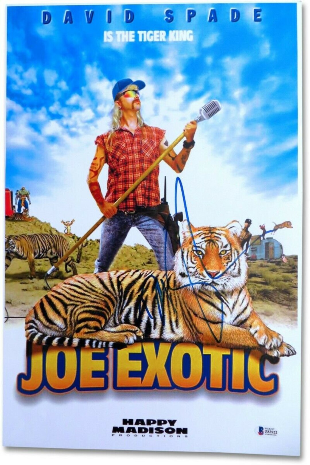 David Spade Autographed Signed 12X18 Joe Exotic Photo BECKETT - Etsy