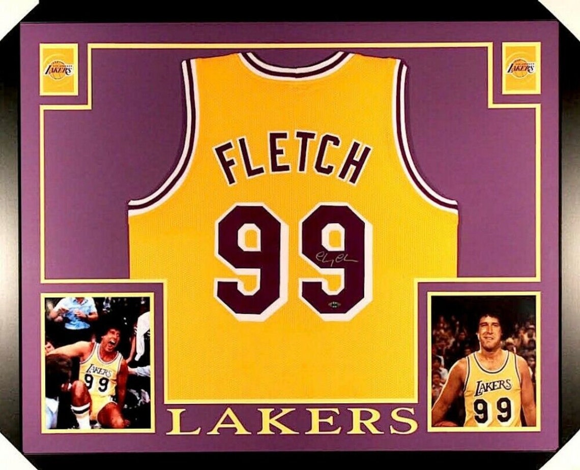 Chevy Chase Autographed Signed Fletch Lakers Framed Jersey - Etsy