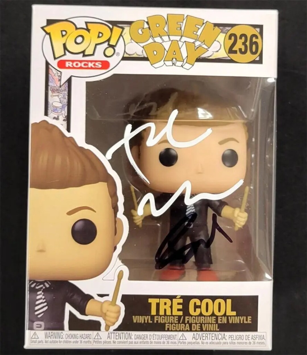 Billie Joe Armstrong & Tre Cool Autographed Signed Green Day Funko Pop Figure BECKETT - Etsy