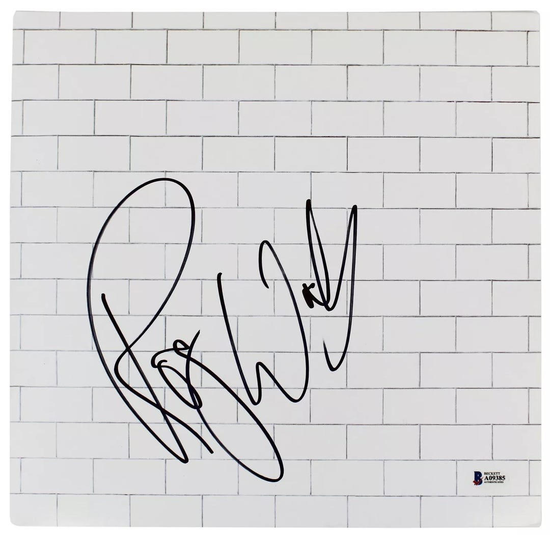 Roger Waters Signed Autographed Pink Floyd the Wall Album Cover BECKETT ...
