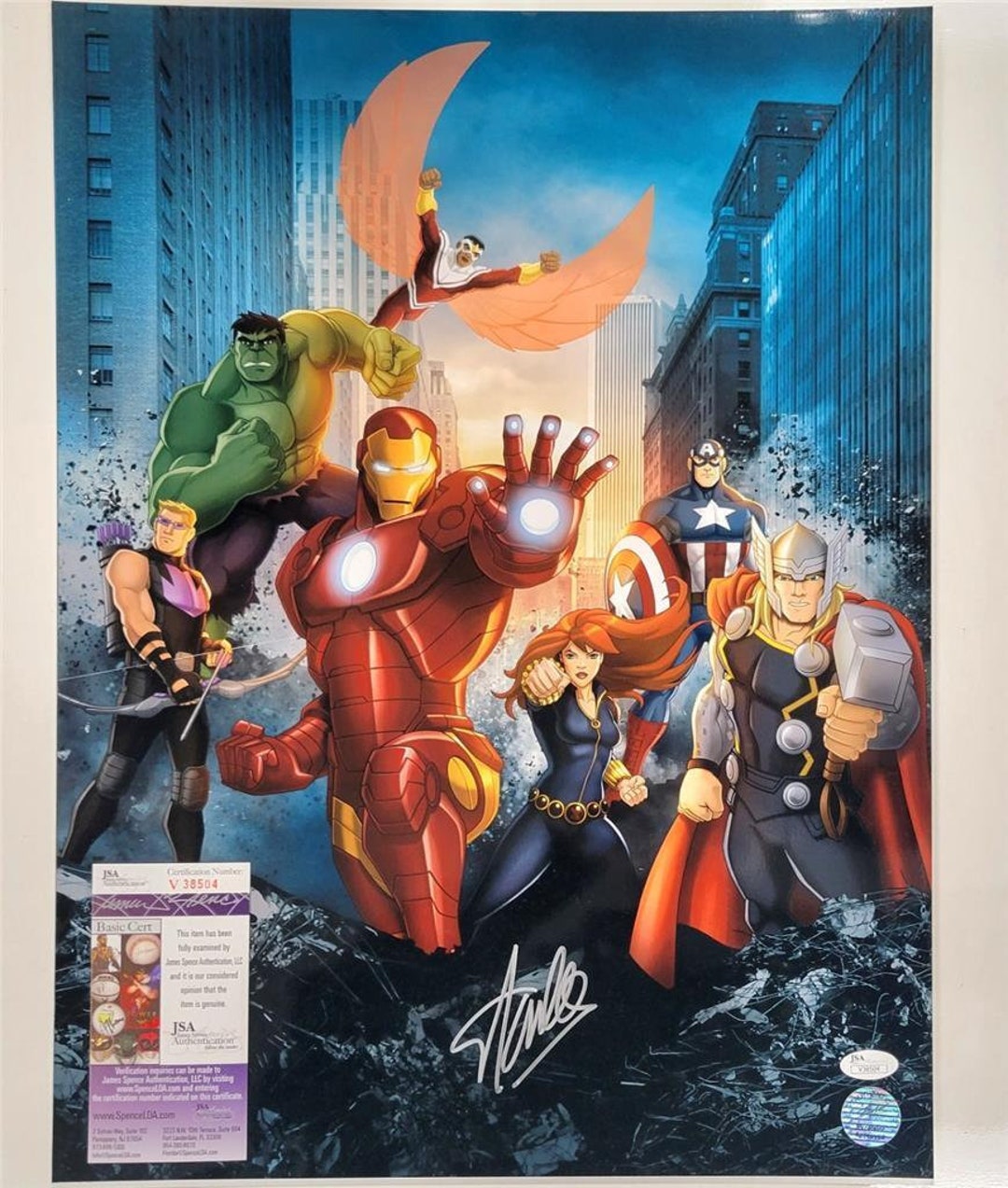 Stan Lee Autographed Signed Avengers 16x20 Photo JSA COA - Etsy