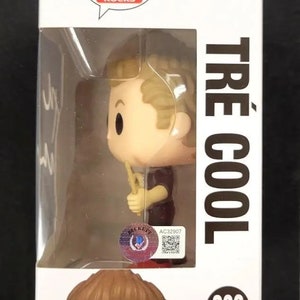 Billie Joe Armstrong & Tre Cool Autographed Signed Green Day Funko Pop ...
