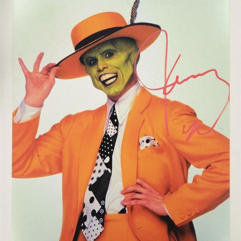 Jim Carrey Signed Autograph - Etsy
