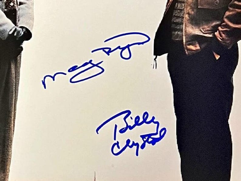 Billy Crystal and Meg Ryan Signed Autographed When Harry Met Sally ...