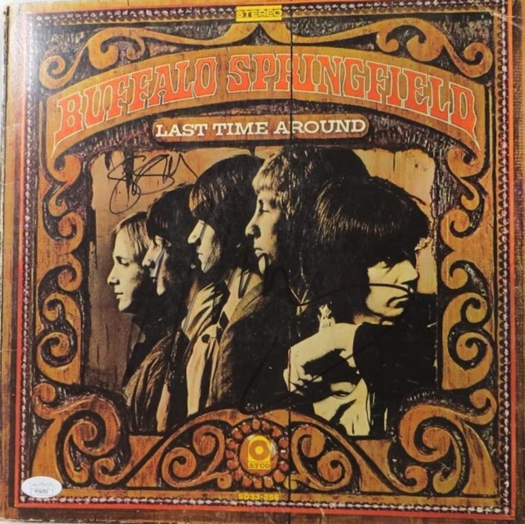 Neil Young & Stephen Stills Signed Autographed Buffalo Springfield ...
