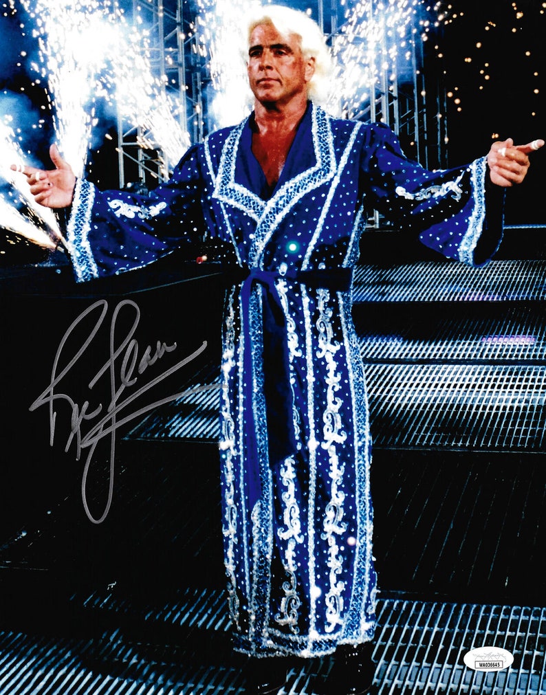 Ric Flair Autographed Signed 11x14 WWE Wreslting Photo JSA - Etsy