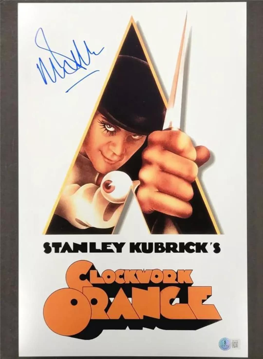 Malcolm Mcdowell Autographed Signed Clockwork Orange 11x17 Poster Photo Beckett COA - Etsy