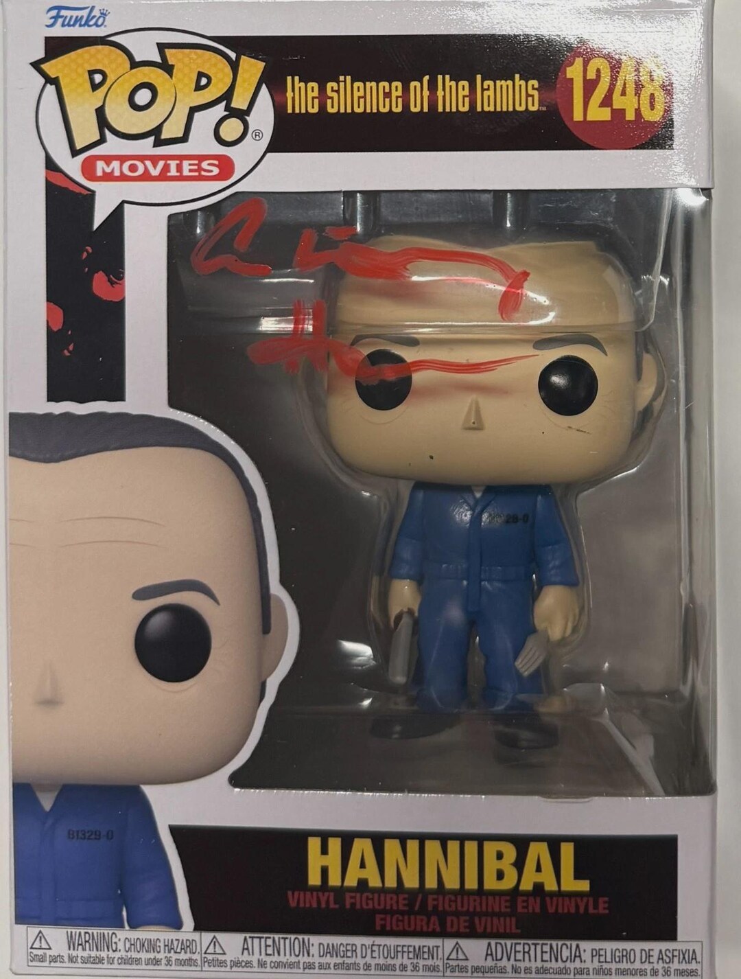 Anthony Hopkins Autographed Signed Hannibal Lecter Funko Pop Figure ...